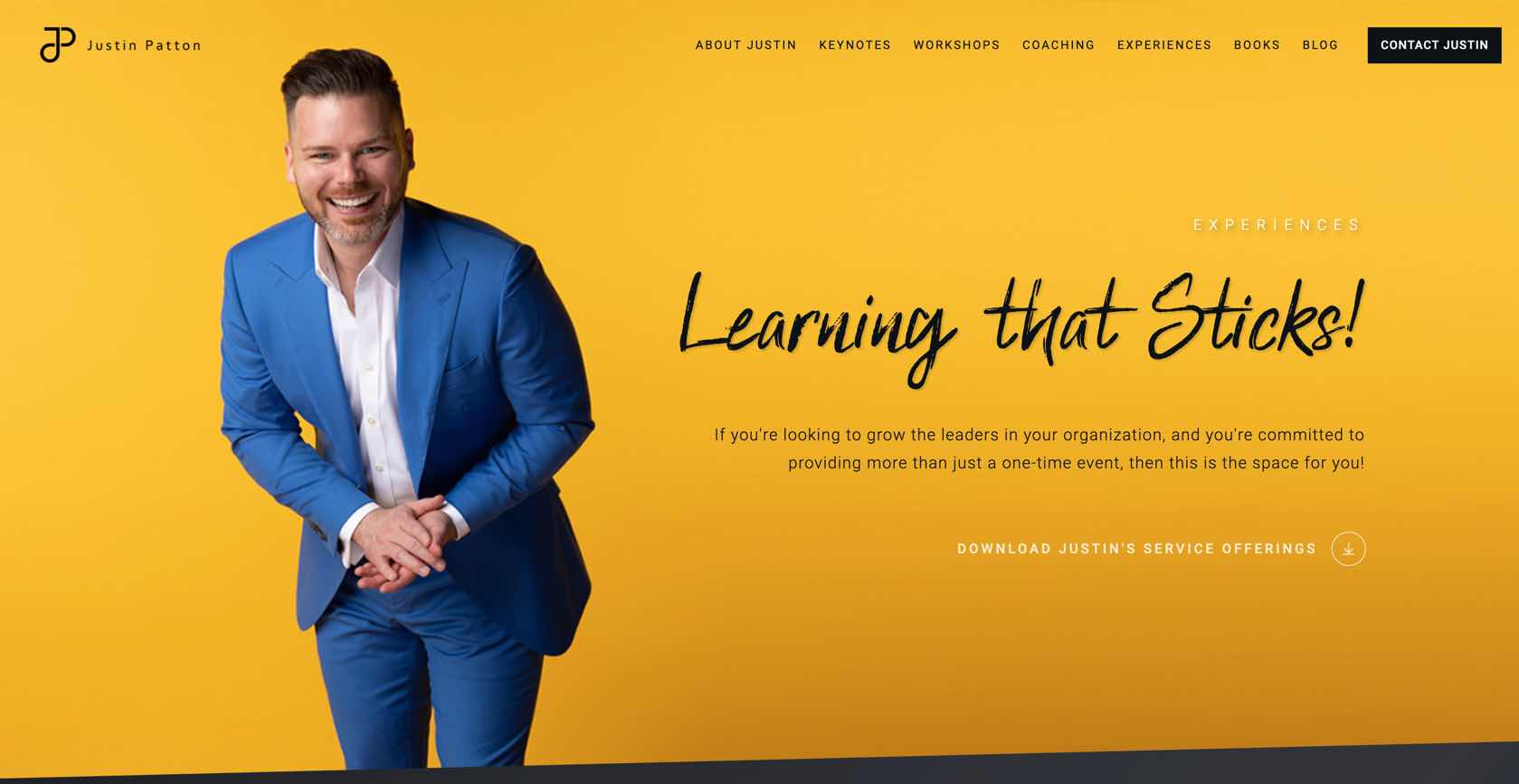 Blended Learning Experiences - Justin Patton