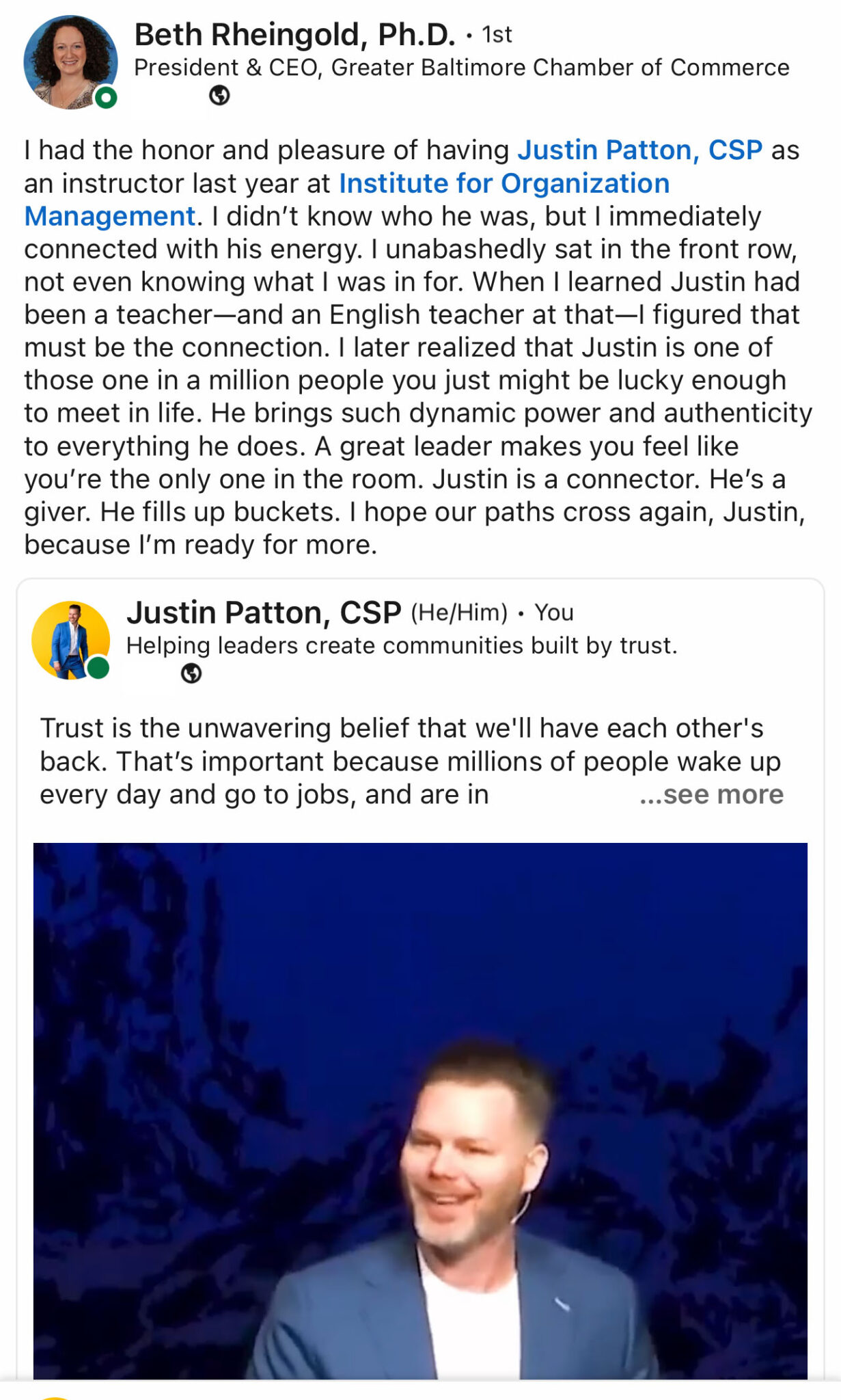 Social Proof - Justin Patton